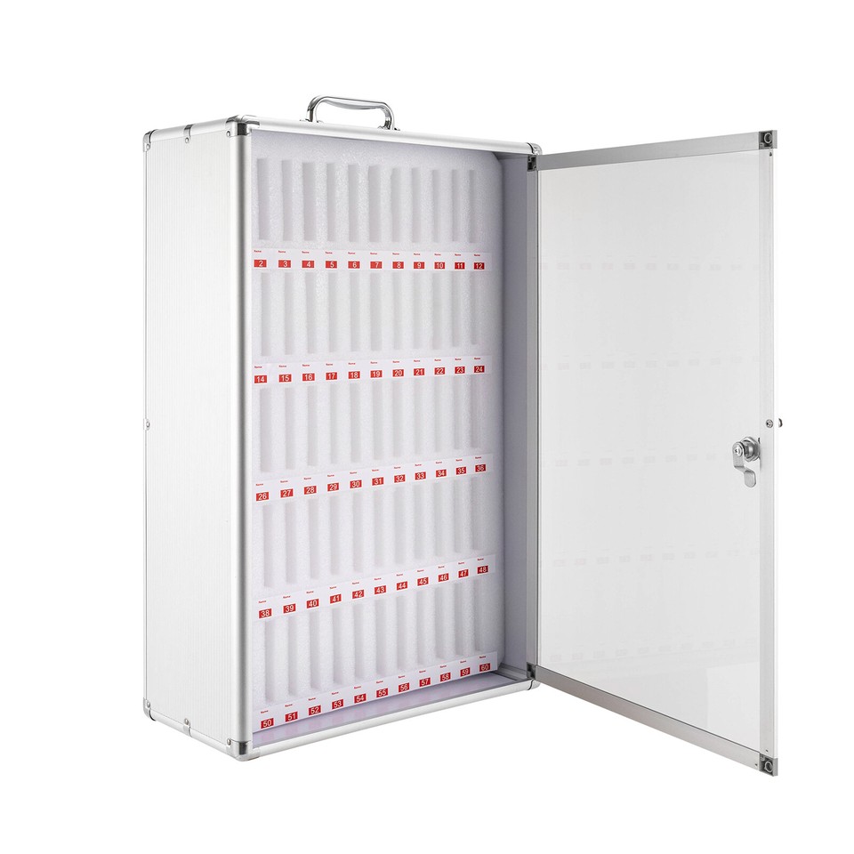 Cell Phones Storage Cabinet Clear Pocket Chart Storage Locker Box 60 ...