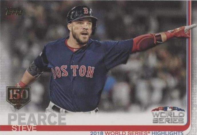 2019 Topps - World Series Highlights Steve Pearce #275 150th ...