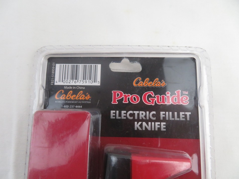 Cabela's Pro Guide Electric Fillet Knife Fish Filleting Knife 120 Volts ...