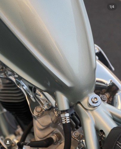 chopper tank mount adapter part harley 6061 billet aluminum | eBay