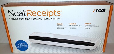 Neat Receipts Mobile Document Scanner and Digital Filing System for PC ...