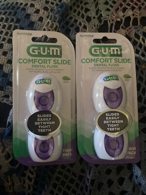 Floss String GUM Dental Floss 6 Pk Lot Slide Dental Floss Lot SHIPS ...