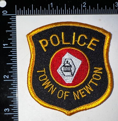 Newton Town MA Massachusetts Police Department Patch | eBay