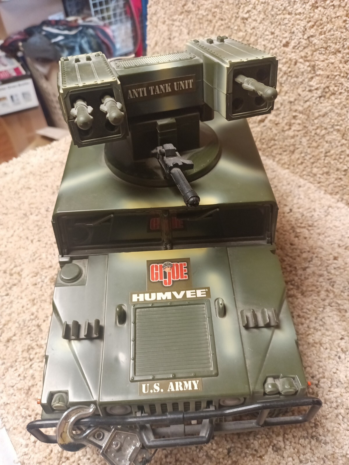 Gi Joe US Army Motorized Attack Humvee Battery Operated 2001 | eBay