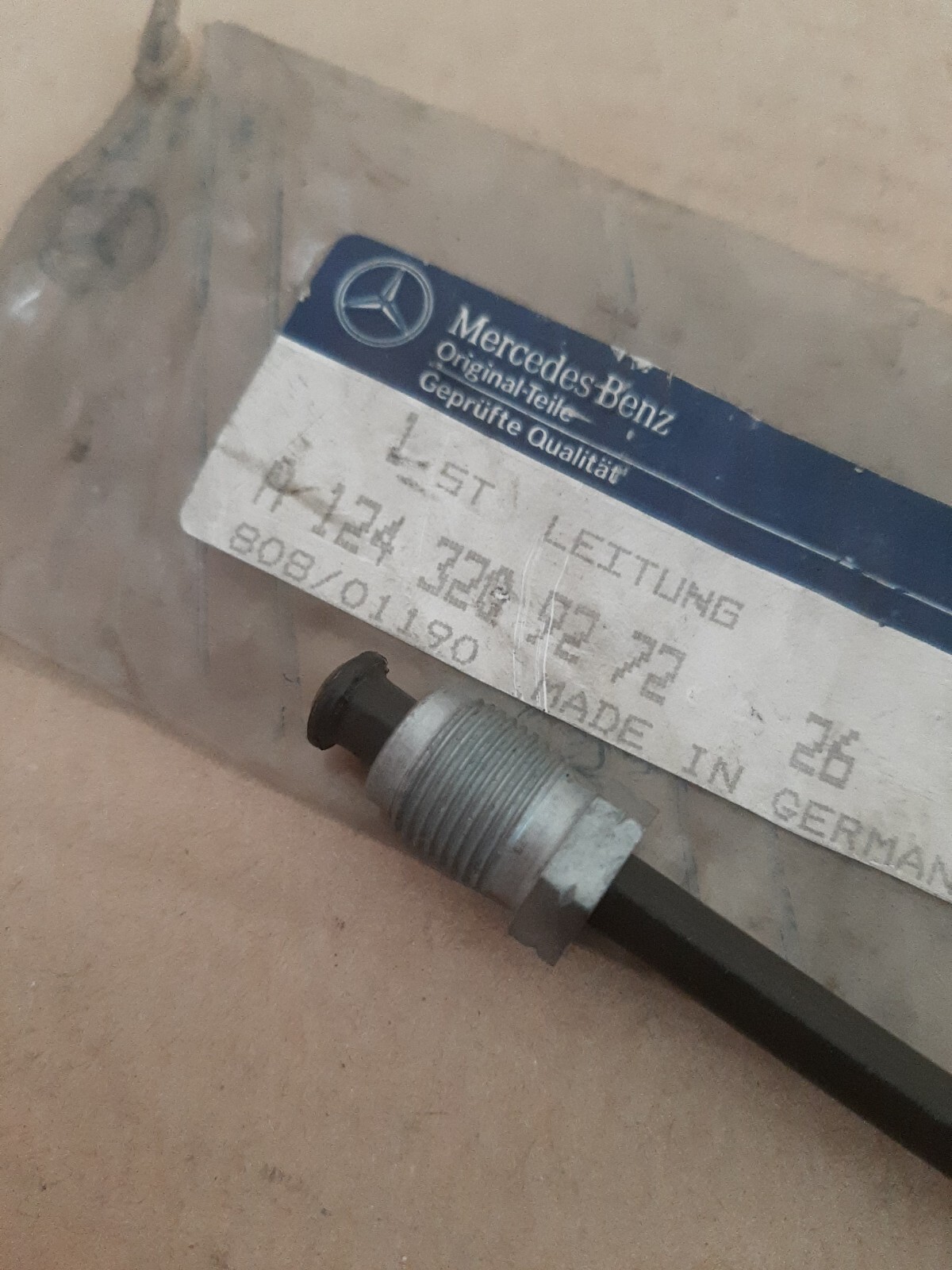 MERCEDES W124/126/140/201/210 TUBO SOSPENSIONE IDRAULICA ASD/ADS OEM ...