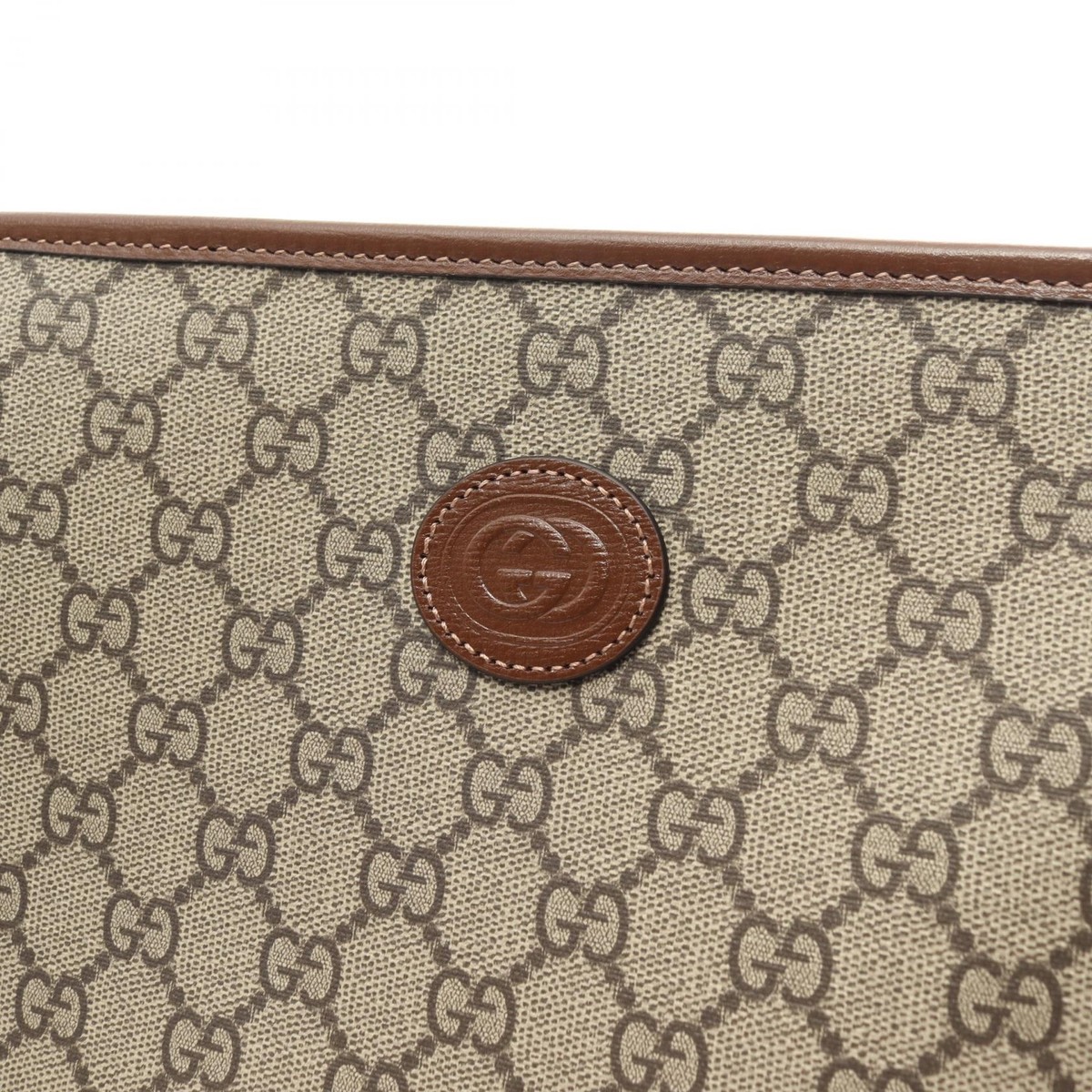 GUCCI Interlocking G GG Supreme business clutch bag GUCCI Interlocking G GG Supreme business clutch bag
