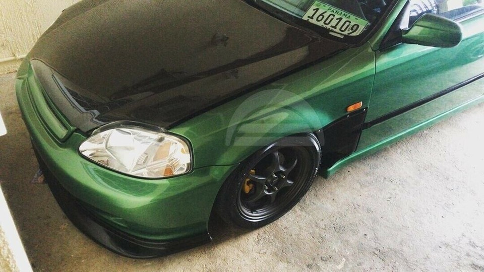 Fender Cut Out for Honda Civic EK EJ 96-00 Track Life Style Plastic ...