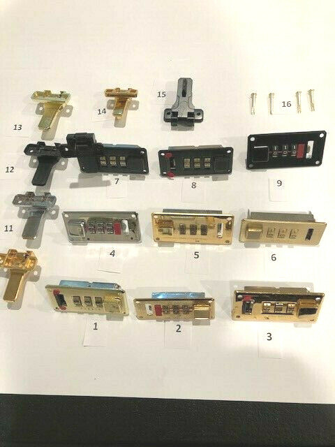 LOCKS for REPAIR BRIEFCASE & ATTACHE COMBO LOCKS & HASPS PRESTO amiiet ...