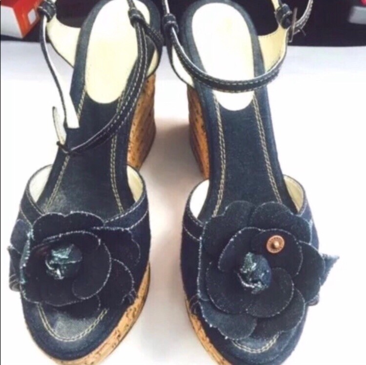 Chanel Sandals Wedges - Gem