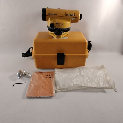 Topcon AT-G6 Level Surveying Lense and Level with Case | eBay