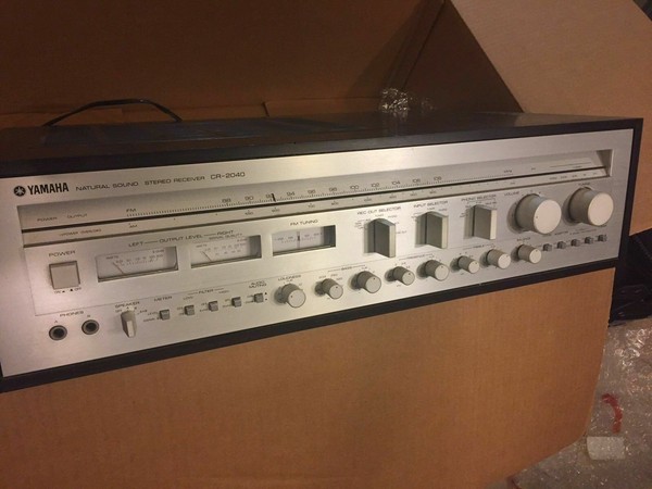 Vintage Yamaha Cr-2040 Natural Sound Stereo Receiver for sale online | eBay