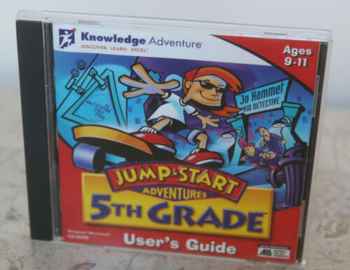 * JUMP START FIFTH / 5TH GRADE * CD-ROM SOFTWARE ~ JO HAMMET, KID ...