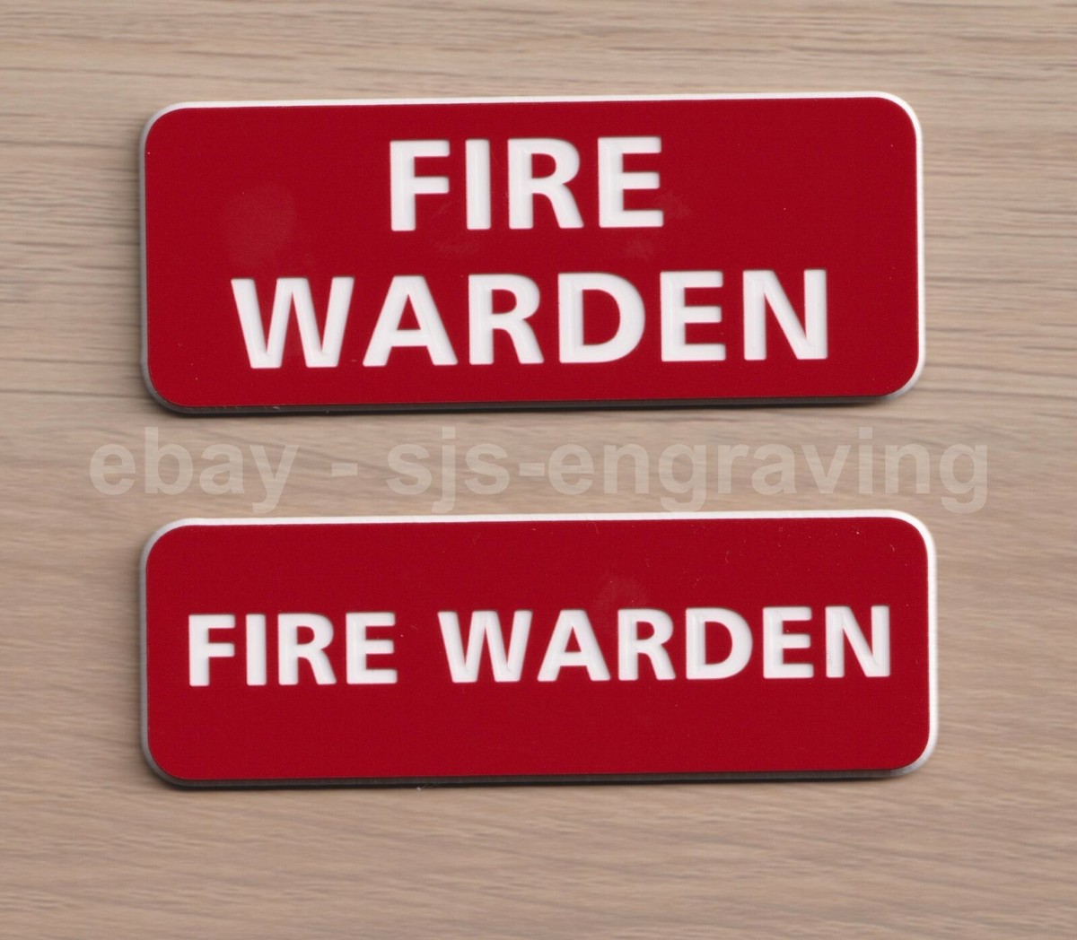 Fire Warden Logo 3M HC43R27 AT010702432 Hard Hat Fire Warden Logo