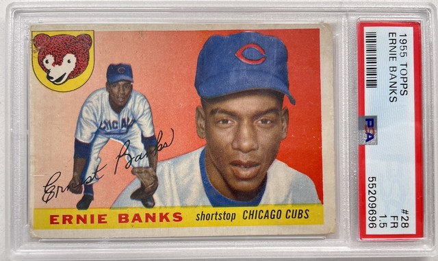 1955 Topps - #28 Ernie Banks for sale online | eBay
