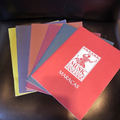 Music Together Books Lot 6 Fiddle Drum Flute Triangle Maracas ...