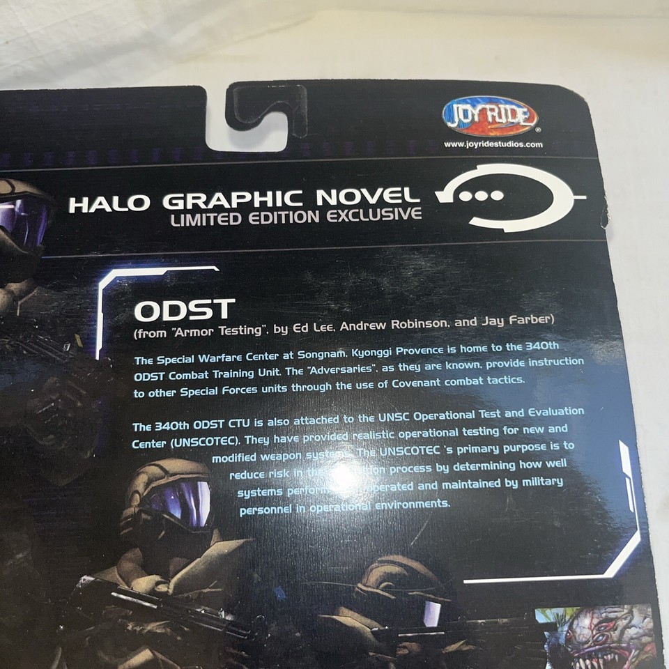 HALO Limited Edition Exclusive Comic Con ODST Battle Damage Joyride ...