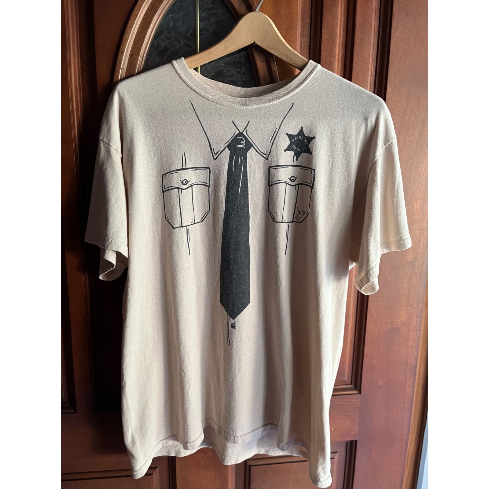 Gildan Beige Mayberry Deputy Barney Fife Costume T-Sh… - Gem