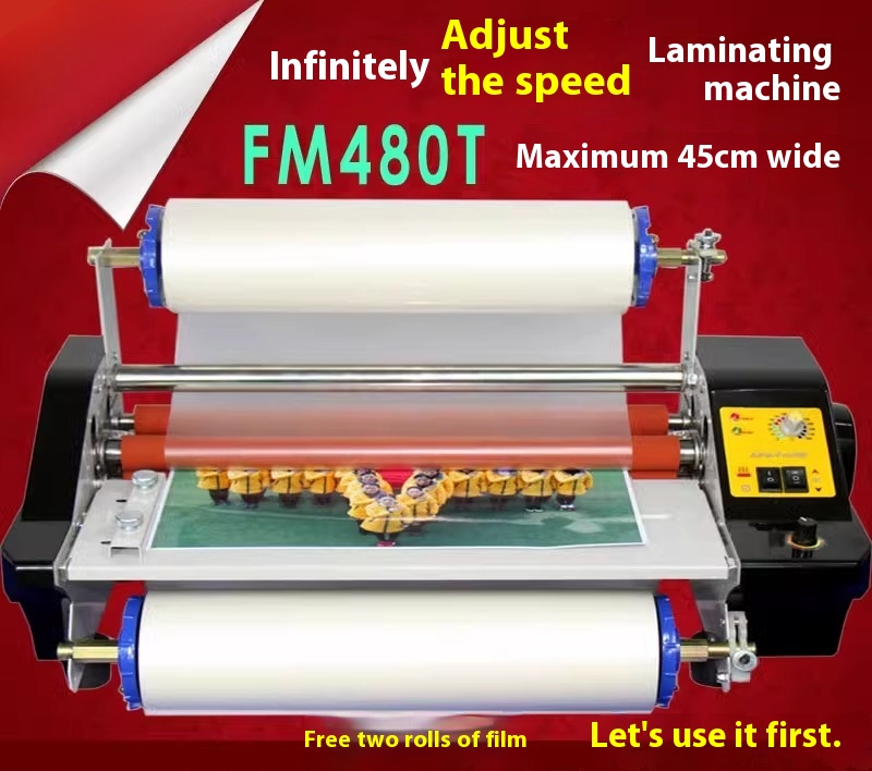 FM480J Laminator Hot Laminator Cold Laminator A3 A2 Business Card ...