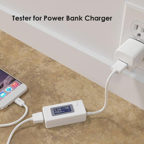 Micro USB Tester LCD Digital Power Meter USB Charger Doctor Power Bank ...
