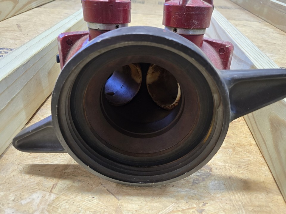 Fire Hydrant Splitter Hose Split Valve Wye Akron Brass Tork-Loc Style ...