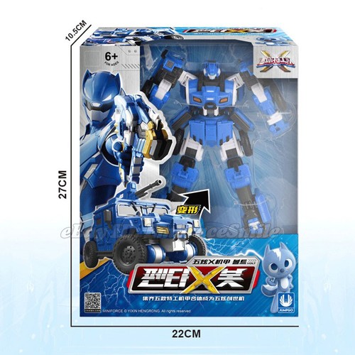MINIFORCE PENTA X BOT VOLT BOLT Ver T. Boltbot Blue Transforming Robot ...
