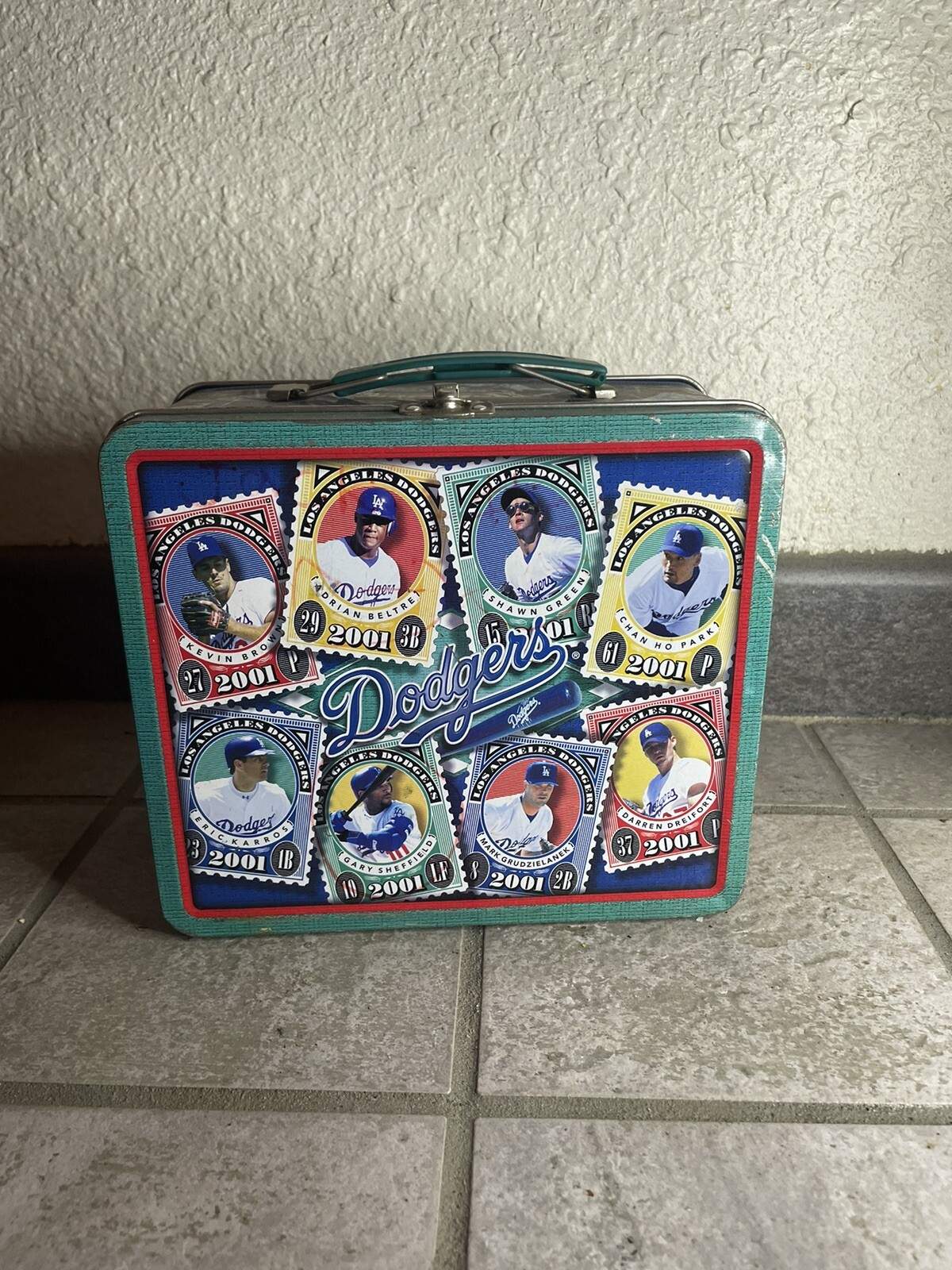 Vintage Dodgers Metal Lunch Box | eBay