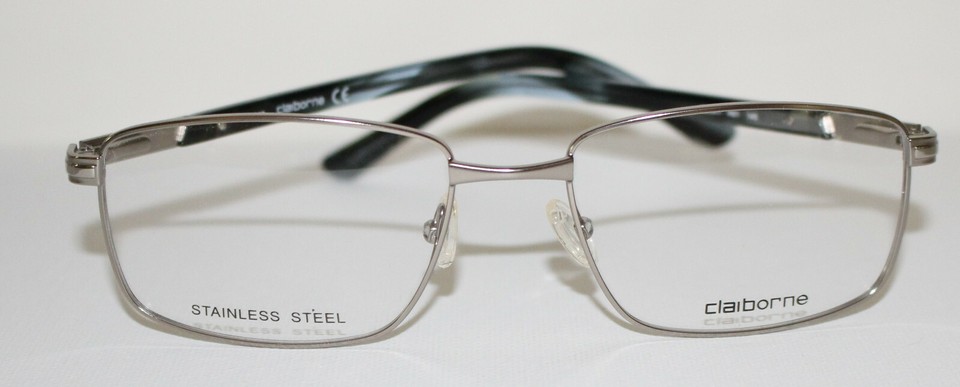 CLAIBORNE CB 241 R81 MATTE RUTHENIUM New Optical Eyeglass Frame For Men ...