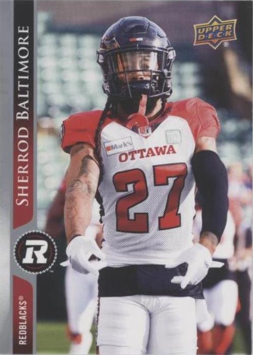 2021 Upper Deck CFL - Sherrod Baltimore #95 (RC) for sale online | eBay