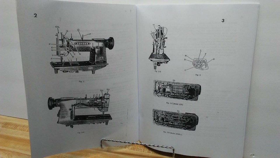 Consew 224, 225 &226 Sewing Machine Operator & Parts Manual | eBay