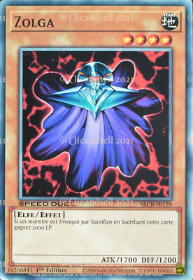 carte YU-GI-OH SBCB-FR129 Zolga C NEUF FR | eBay