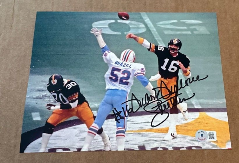 MARK MALONE SIGNED PITTSBURGH STEELERS 8X10 PHOTO BECKETT COA AUTHENTIC ...
