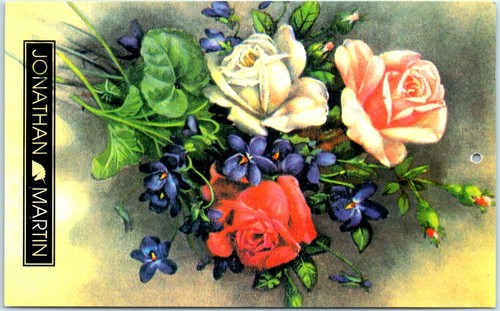 Postcard - Roses Art Print - Jonathan Martin | eBay