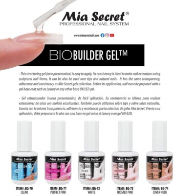 Mia Secret - BIO BUILDER GEL - Pick Your Color | eBay