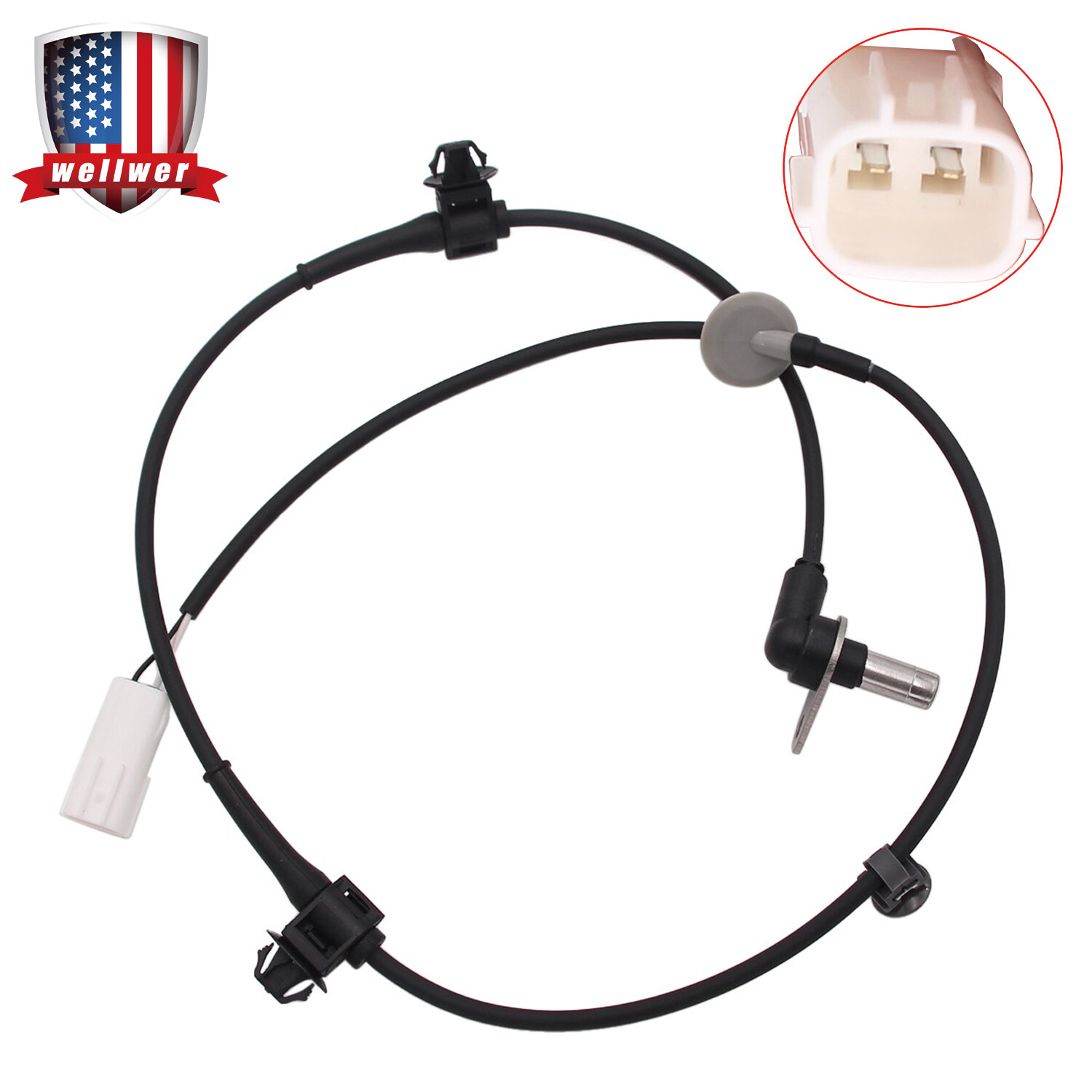 New Front Left ABS Wheel Speed Sensor Fit for 2007-2012 Mazda CX-7 CX-9 ...