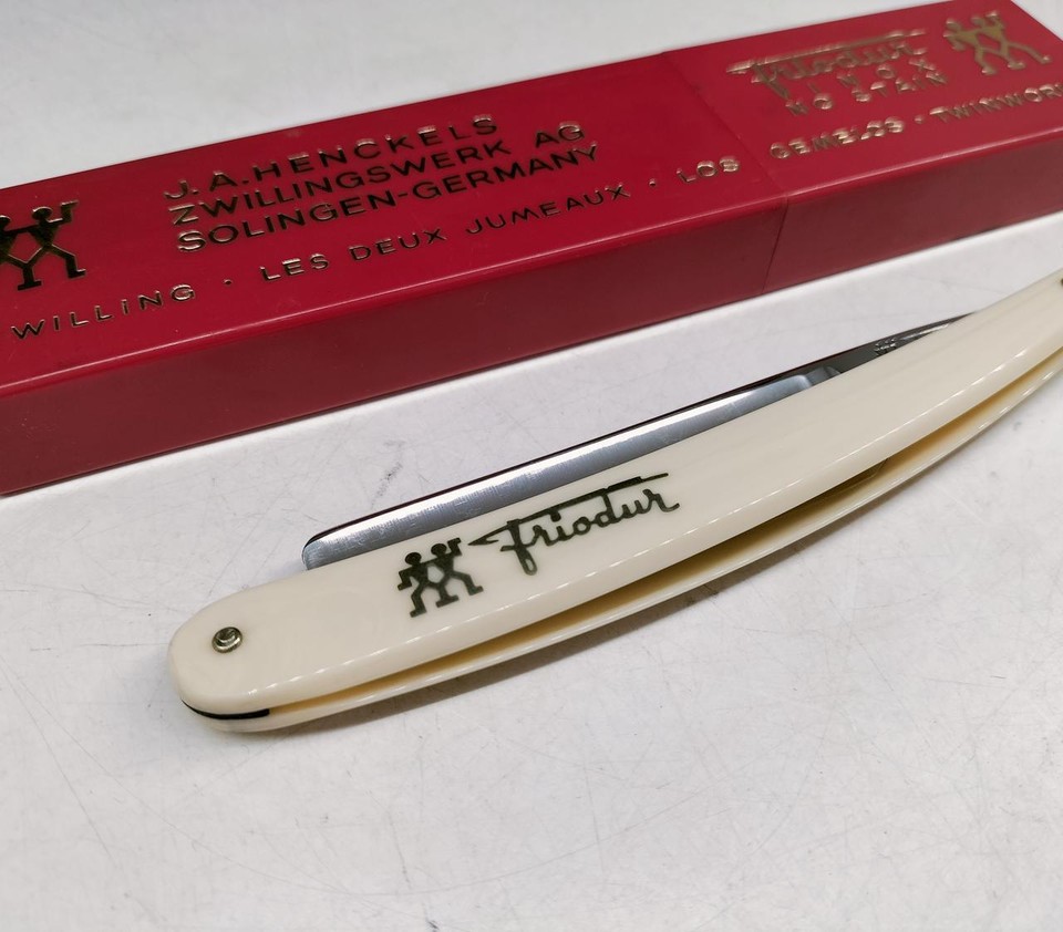 Vintage J.A.HENCKELS Friodur SOLINGEN STRAIGHT RAZOR :JP | eBay