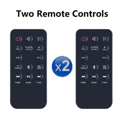 2PCS New RI0004 Remote Control Fit For Z607 Logitech 5.1 Surround Sound ...