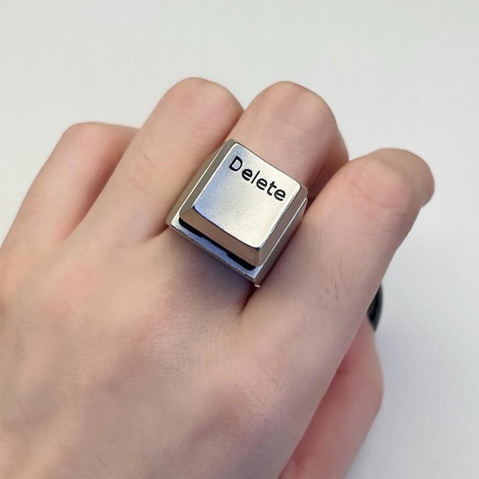 Unisex Mood Backspace Delete Computer PC Do Over Typing Button Keyboard ...