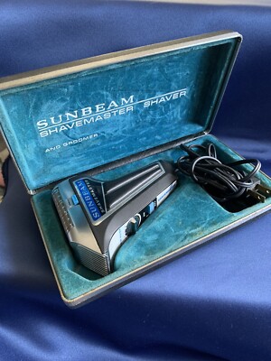 Vintage Sunbeam ShaveMaster And Groomer In Case Service Model 75-1A | eBay