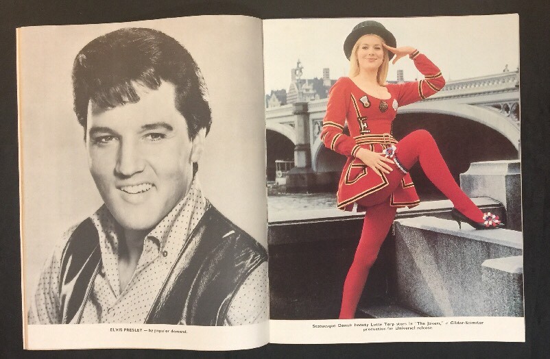 1967 Sept Singapore Shaw Movie News magazine Lotte Tarp, Jill St. John ...