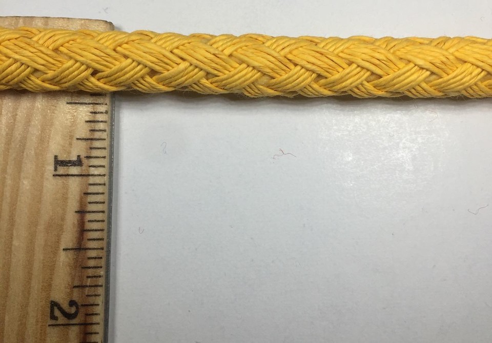 1/2" Plastic Braided Tubular Drawstring Cord -10 Continuous Yards- Many ...