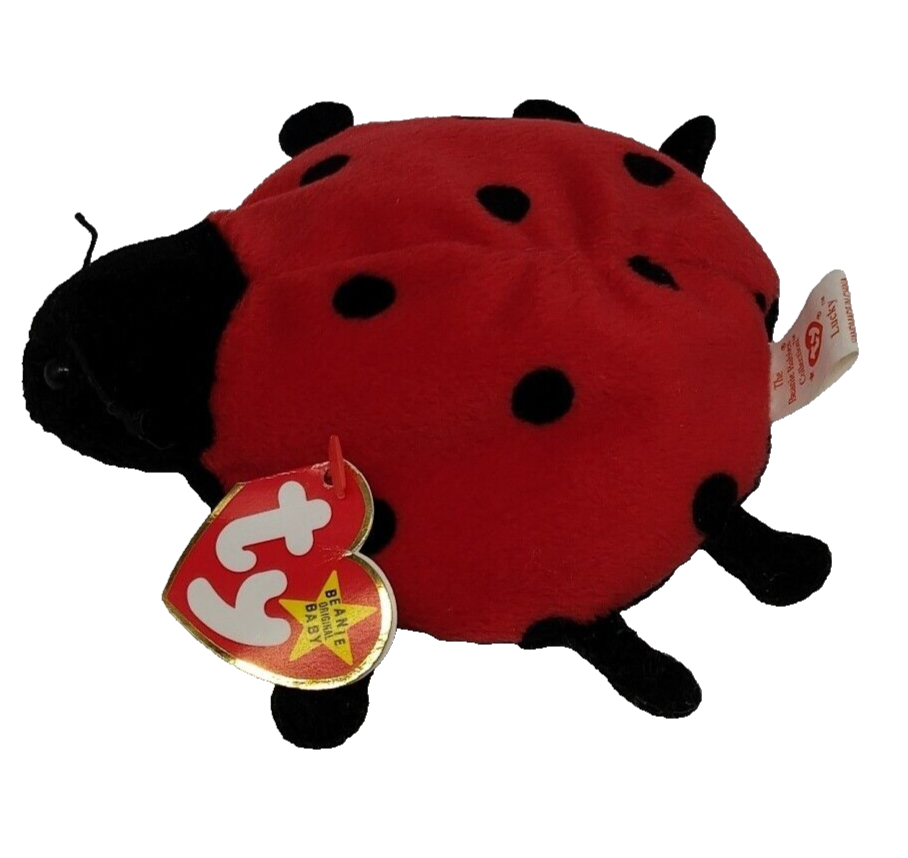 TY Beanie Baby Lucky The Ladybug with Spots Plush Toy for sale online ...
