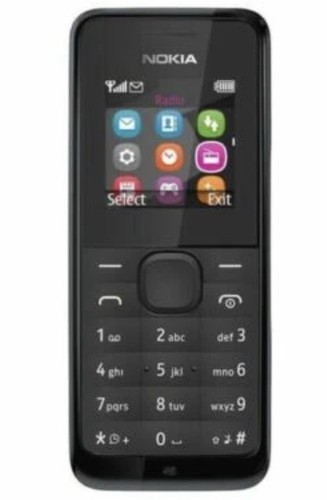 New Nokia 105 SIM Free Unlocked Mobile Phone Cheap Basic Black ...