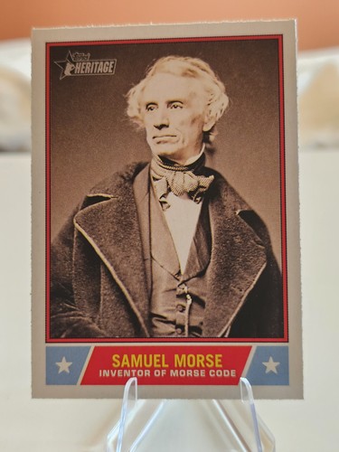 2025 Topps Heritage Notable Americans NS-96 Samuel Morse Inventor ...
