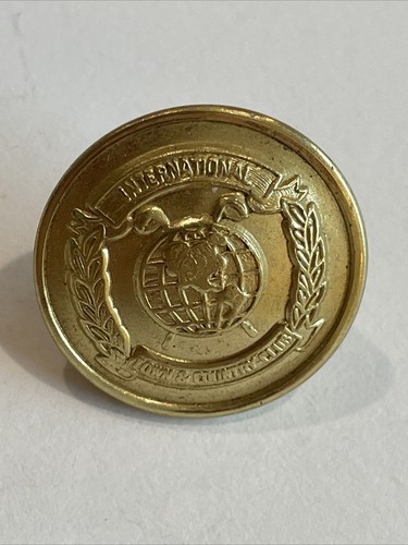 Antique Brass Button International Town & Country Club Made In England ...