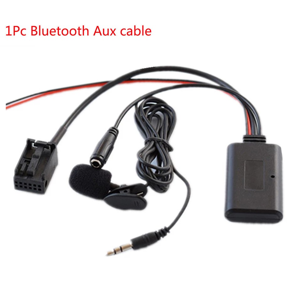 Car Bluetooth Audio AUX Input Adapter + Microphone For Ford Focus ...