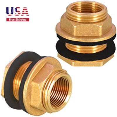 Fittings - Brass Bulkhead Fitting