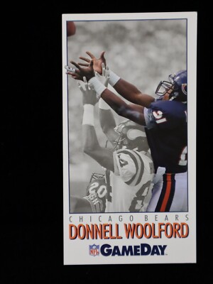 1992 Donnell Woolford Chicago Bears GameDay Card #404 | eBay