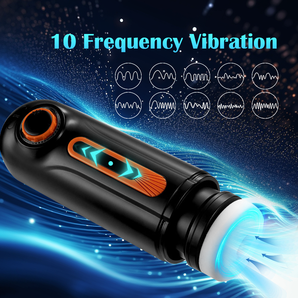 Male Masturbater Automatic Telescopic Cup MEN Oral SEX Toy Masterbator ...