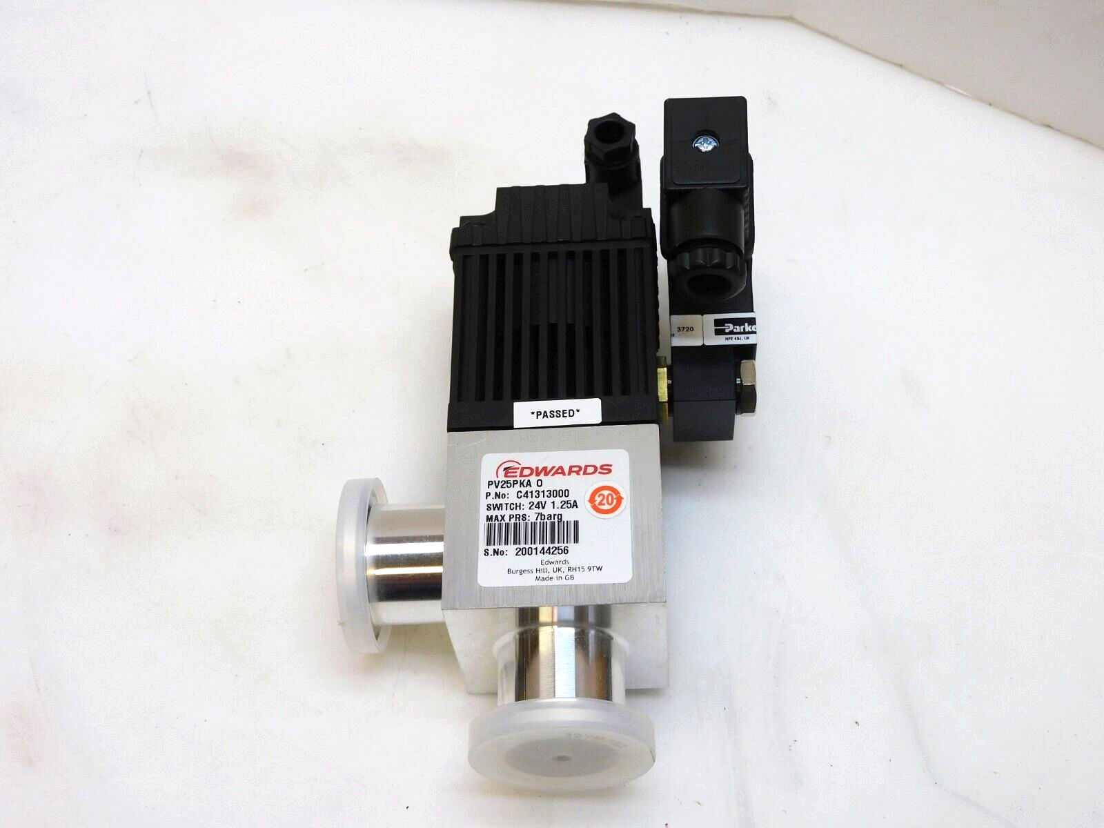 Edwards Pv25pka 0 Right Angle Vacuum Valve Dn25 KF for sale online | eBay