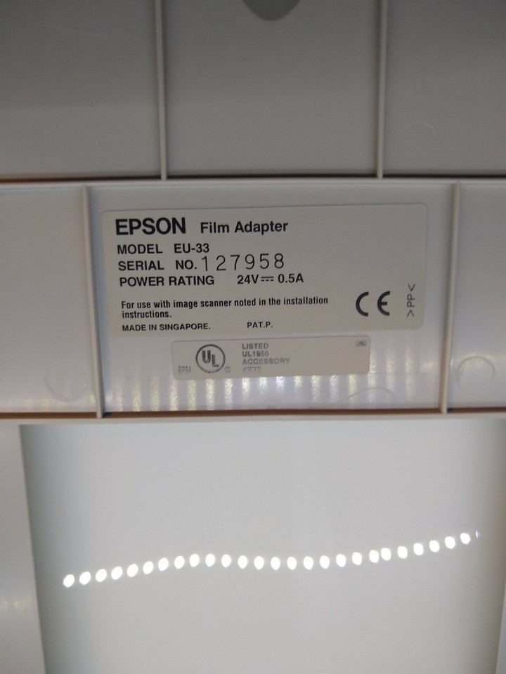 Epson Film Adapter Model EU-33 For Image Scanner in Original Packaging ...